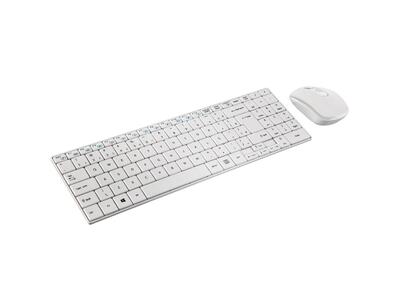 TECLADO E MOUSE MULTILASER WIRELESS BRANCO USB SLIM TC203 - Tryb ...