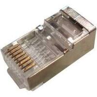 CONECTOR RJ45 MACHO CAT.6E BLINDADO - Tryb Informática Curitiba