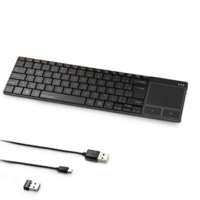 TECLADO MULTILASER WIRELESS 2.4 GHZ COM TOUCH INTEGRADO USB TC219 ...